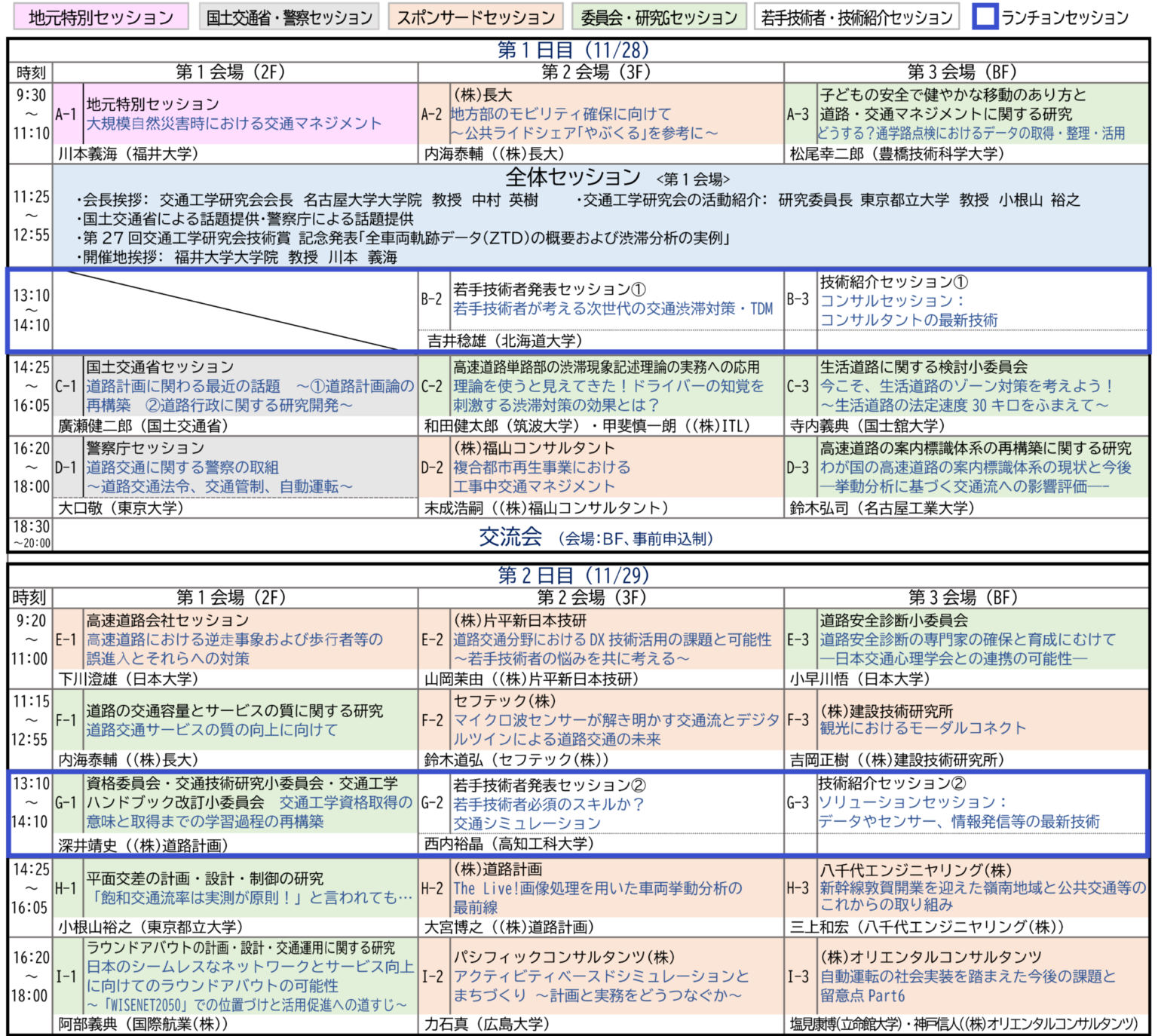 第6回 JSTEシンポジウム（福井）-イベント詳細- 一般社団法人 交通工学研究会